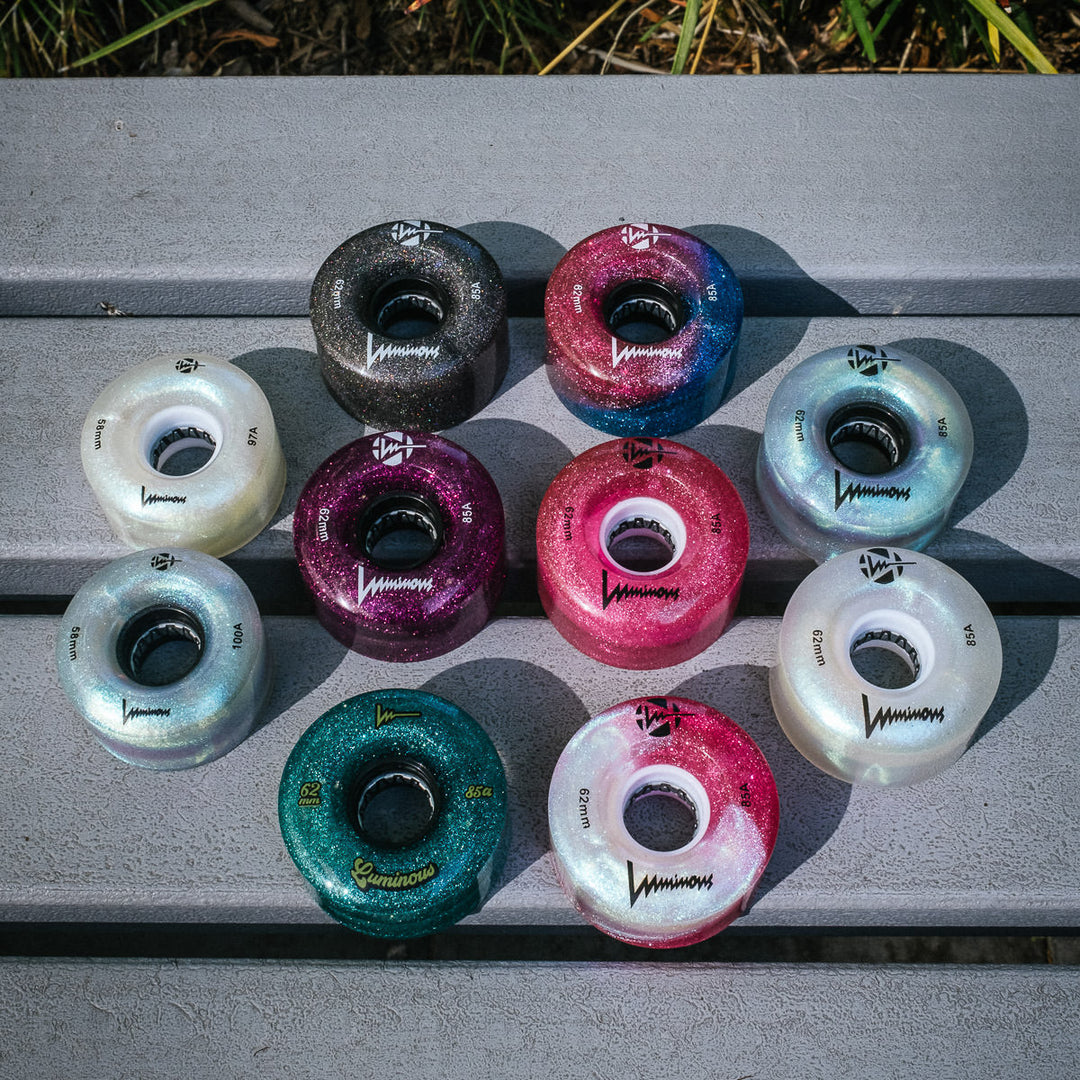 LUMINOUS - LED QUAD WHEELS LIGHT UP ROLLER SKATE WHEELS – Luminous ...